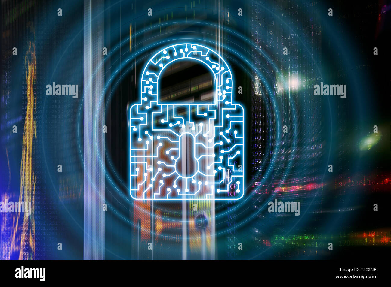 Cyber Security lock icon Information Privacy Data Protection internet ...