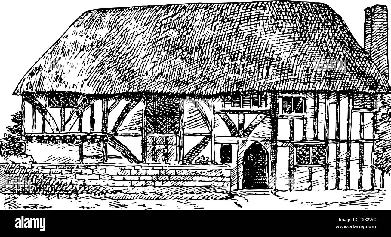 Gothic Architecture Alfriston Clergy House in Alfriston, England ...