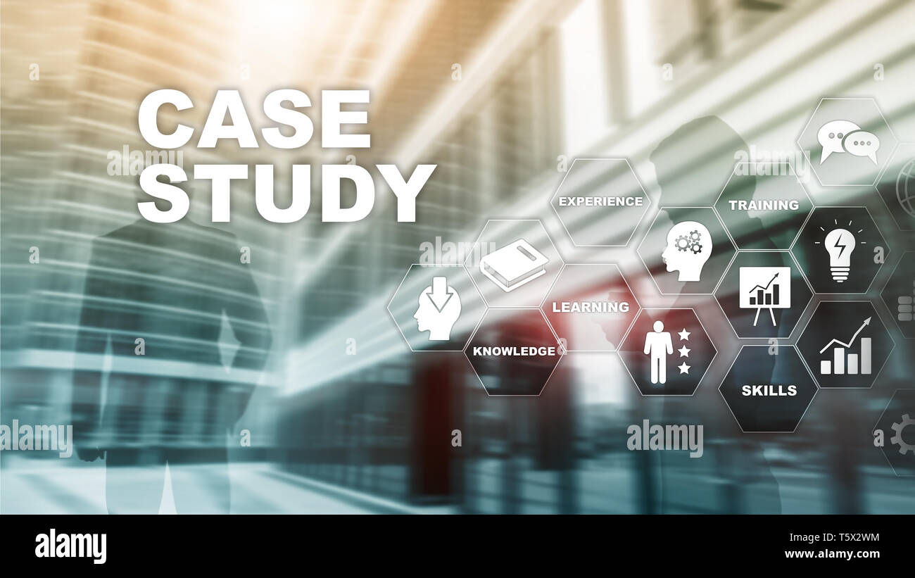 Case study icon blue internet hi-res stock photography and images - Alamy