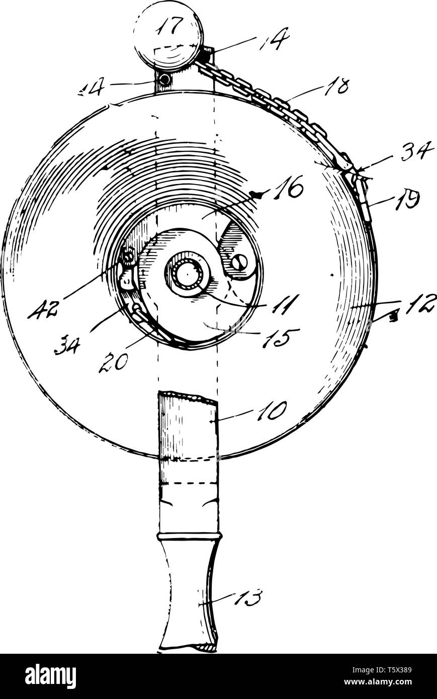 This illustration represents Measuring Tape which consists of a ribbon ...