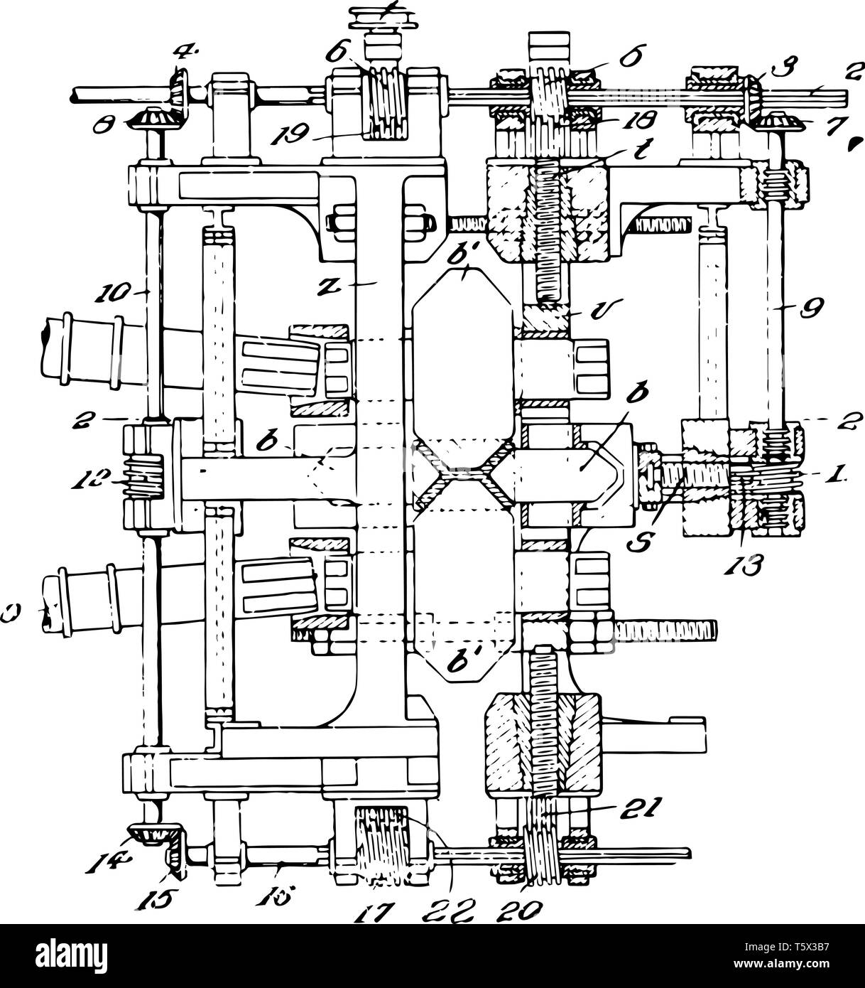 This illustration represents Rolling Mill where metal is rolled into ...