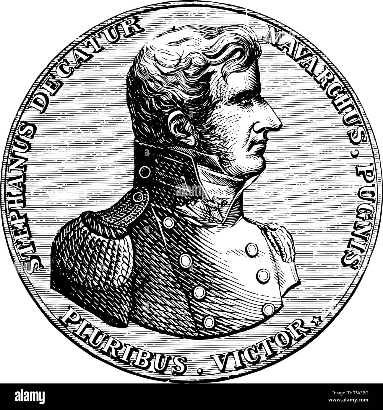 Decaturs Medal Front Stephen Decatur 1779 to 1820 he was a United ...