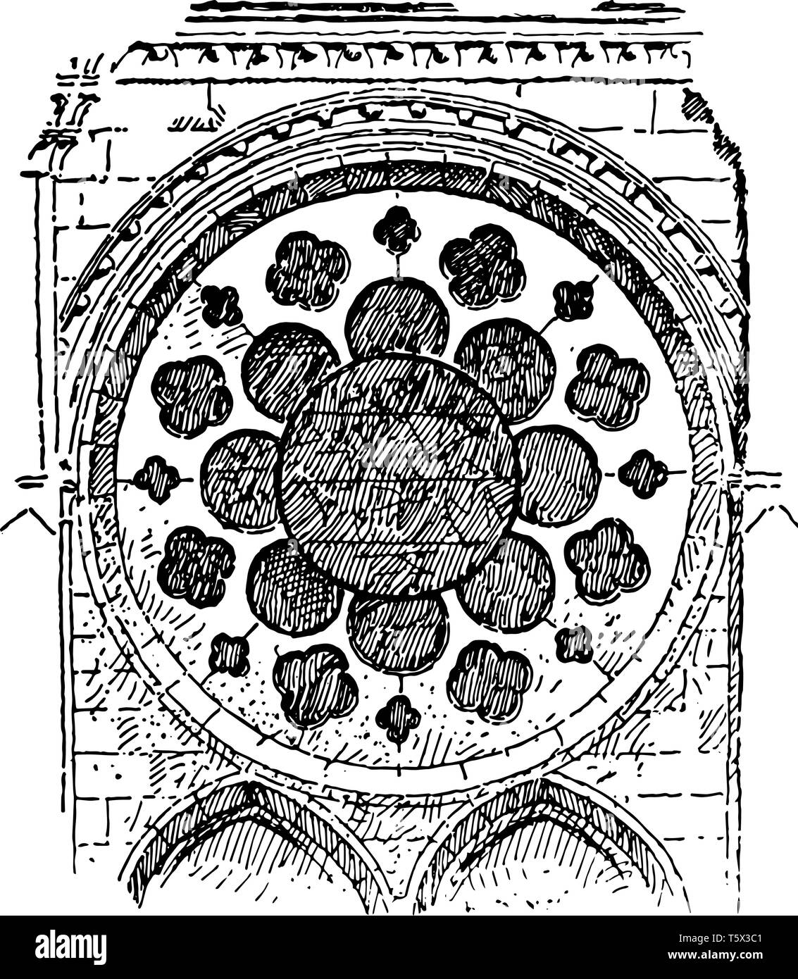 13th century architecture Stock Vector Images - Alamy