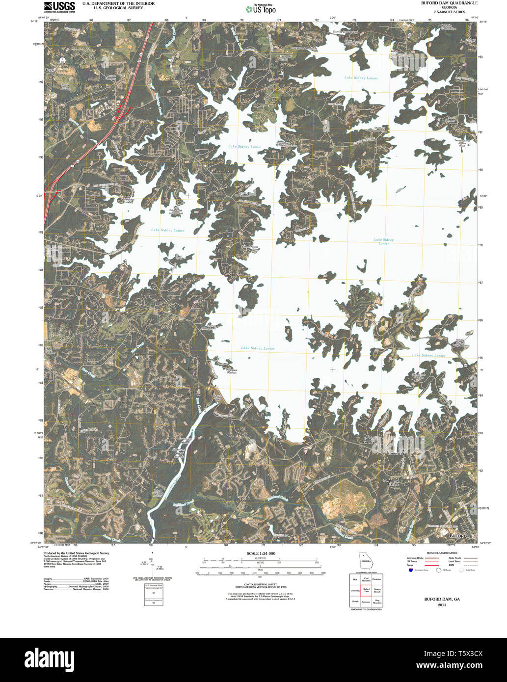Buford map hi-res stock photography and images - Alamy
