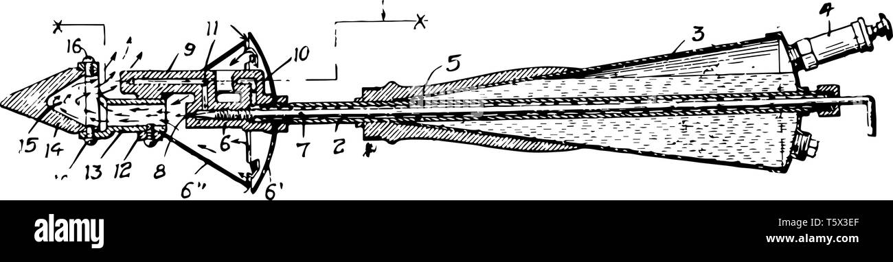 This illustration represents Soldering Iron which is a hand tool used ...