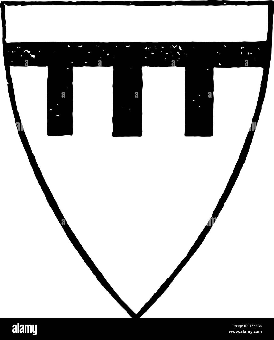 Shield placed Stock Vector Images - Alamy