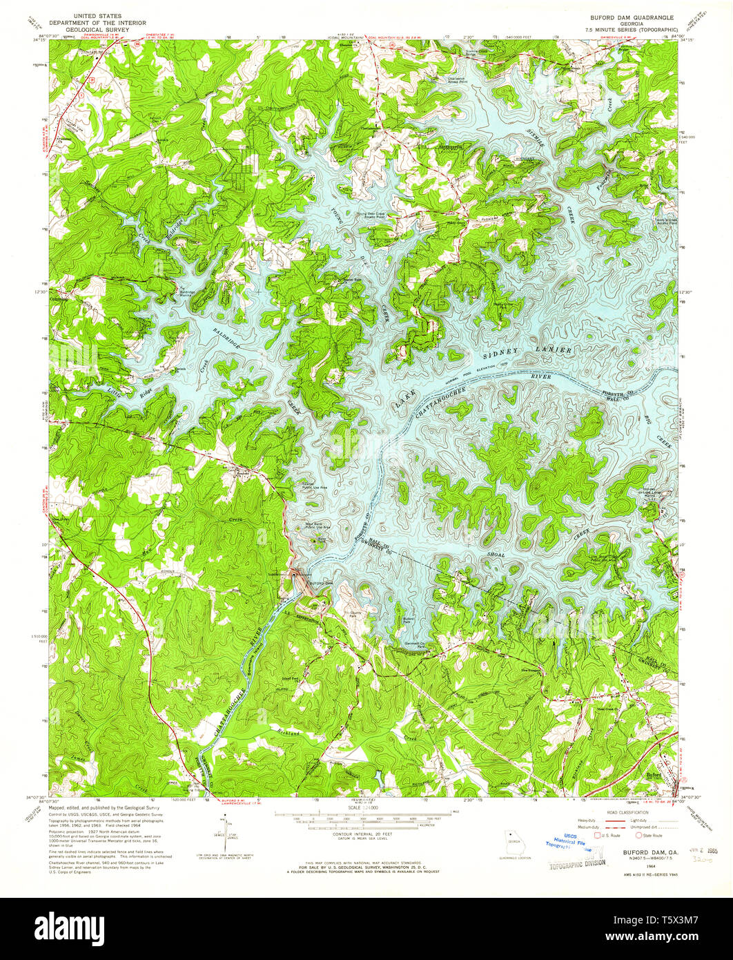 Map of buford hi-res stock photography and images - Alamy