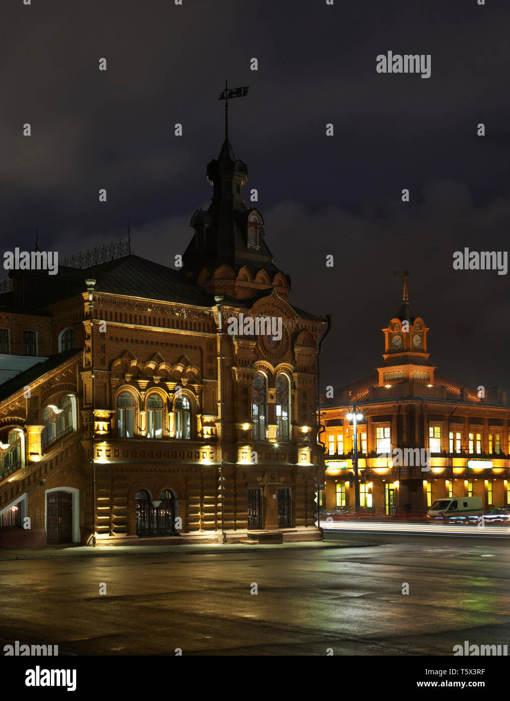 Big Moscow street in Vladimir. Russia Stock Photo - Alamy