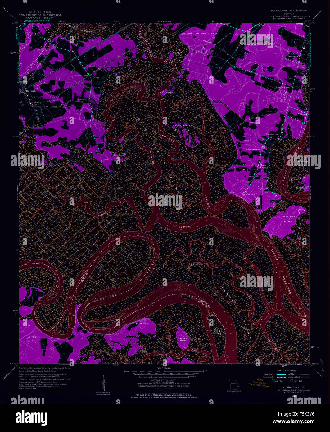 Burroughs map hi-res stock photography and images - Alamy