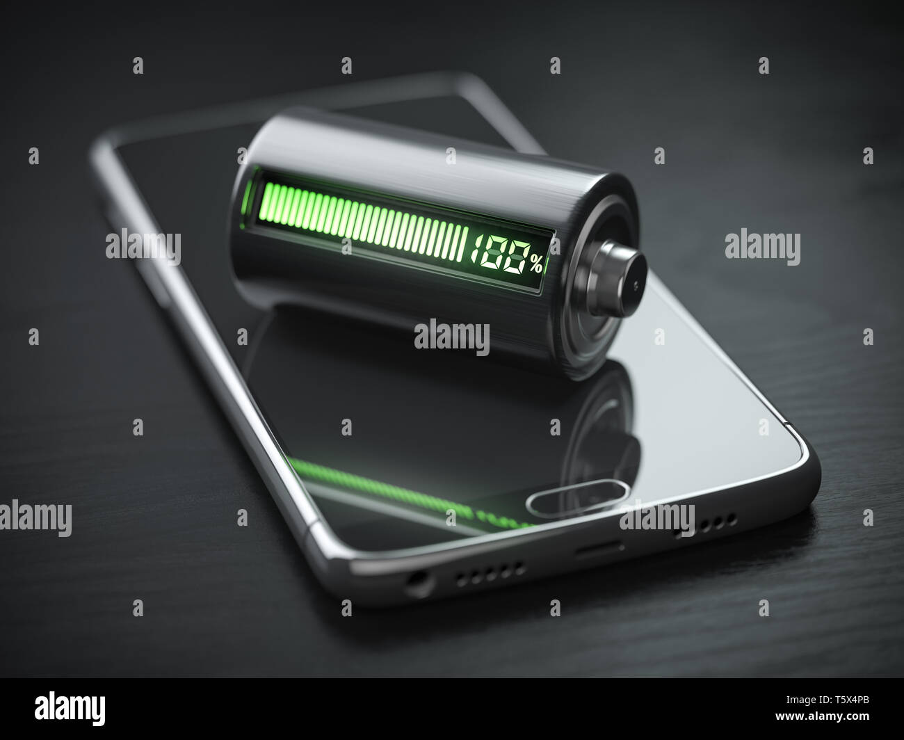 Phone power indicator hi-res stock photography and images - Alamy
