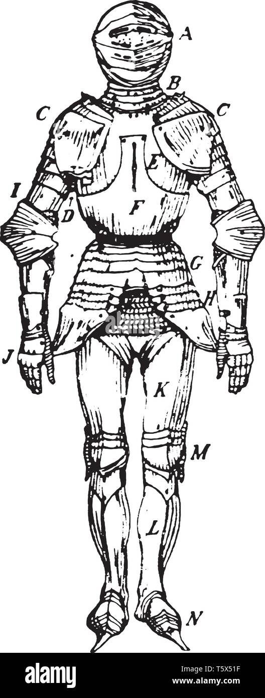 Full armour Stock Vector Images - Alamy