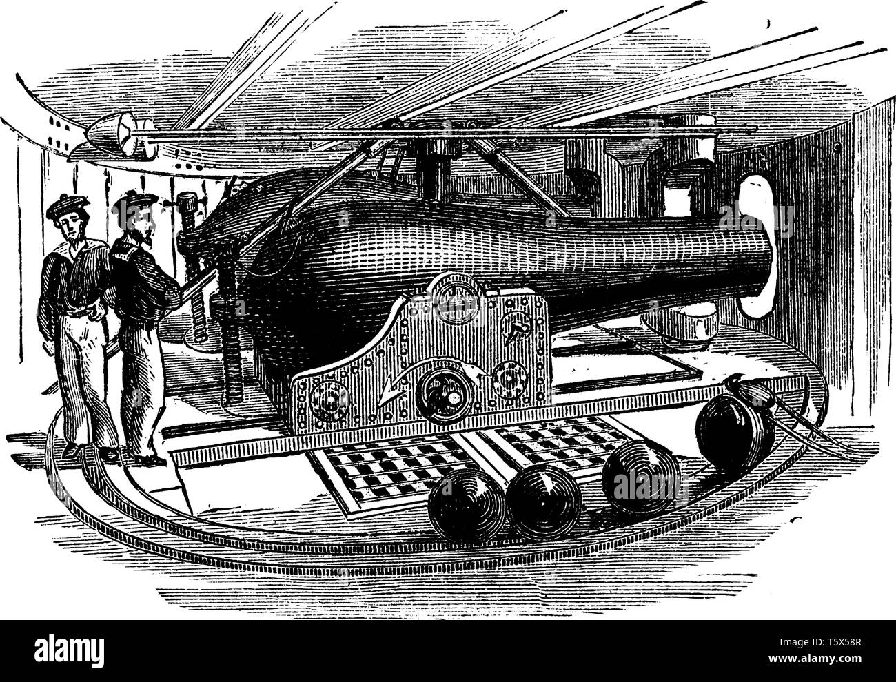 Iron turret Stock Vector Images - Alamy