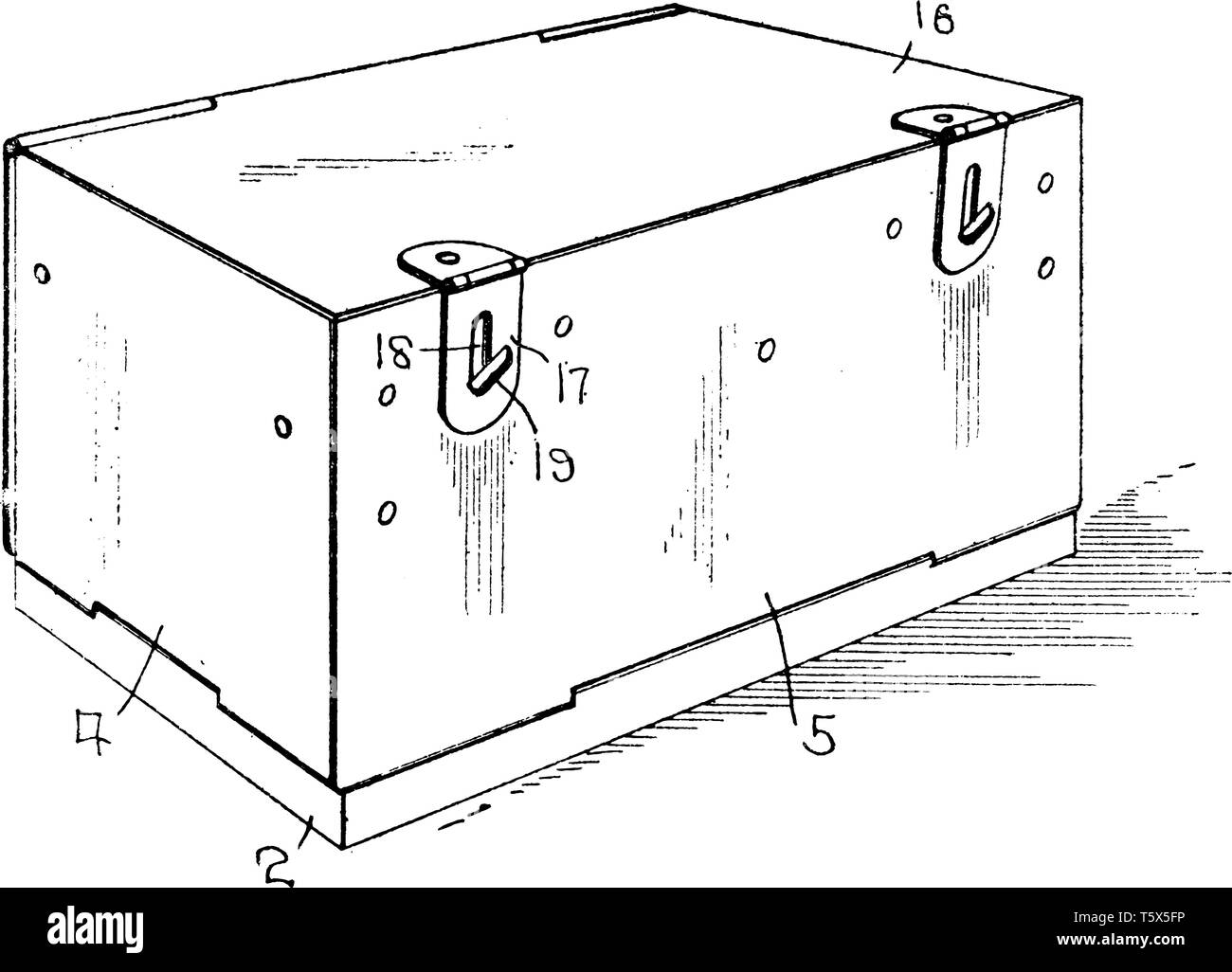Shipping crate Black and White Stock Photos & Images - Alamy