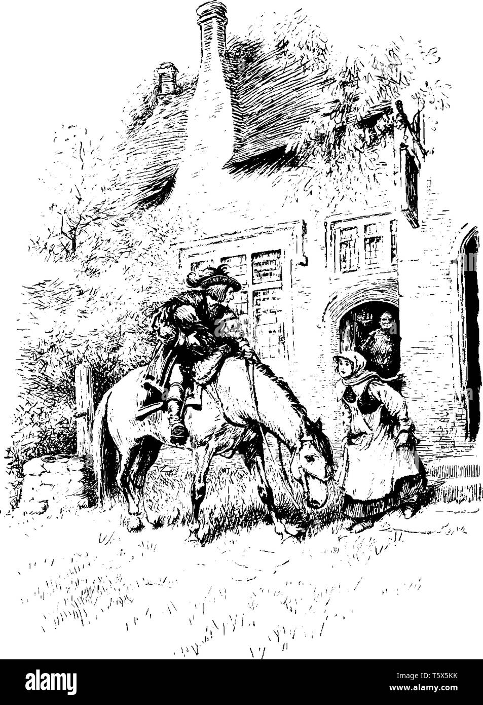 Horse gentleman Stock Vector Images - Alamy