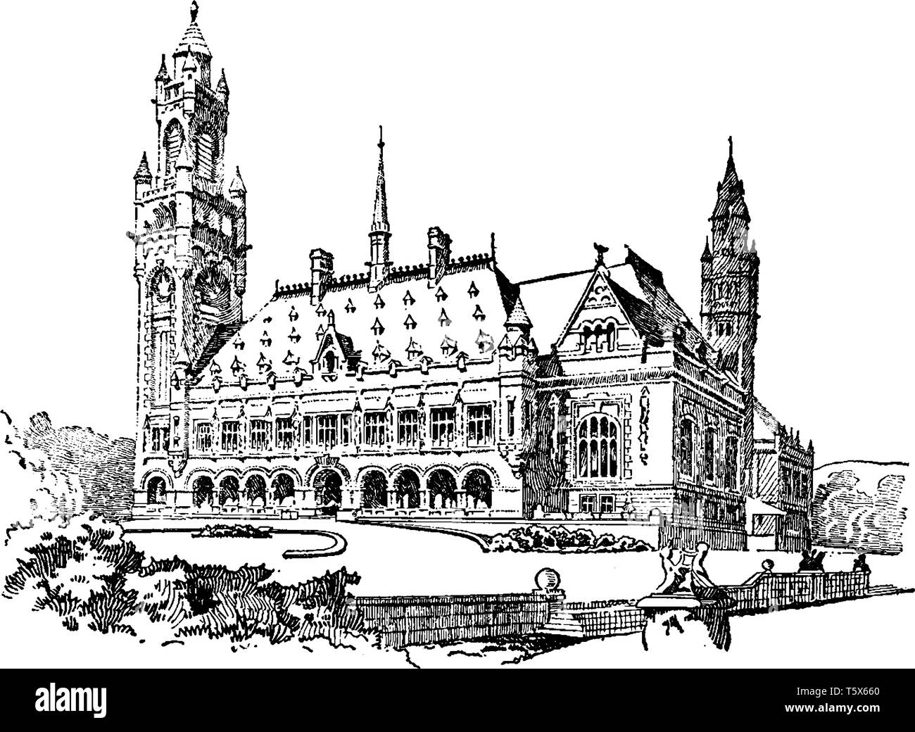 The Peace Palace at the Hague Tribunal and for international ...