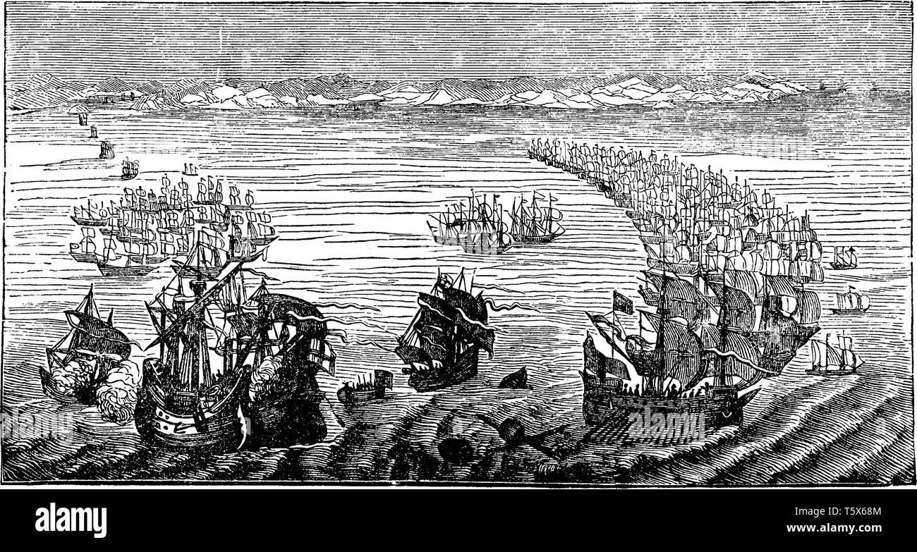 Spanish armada Stock Vector Images - Alamy