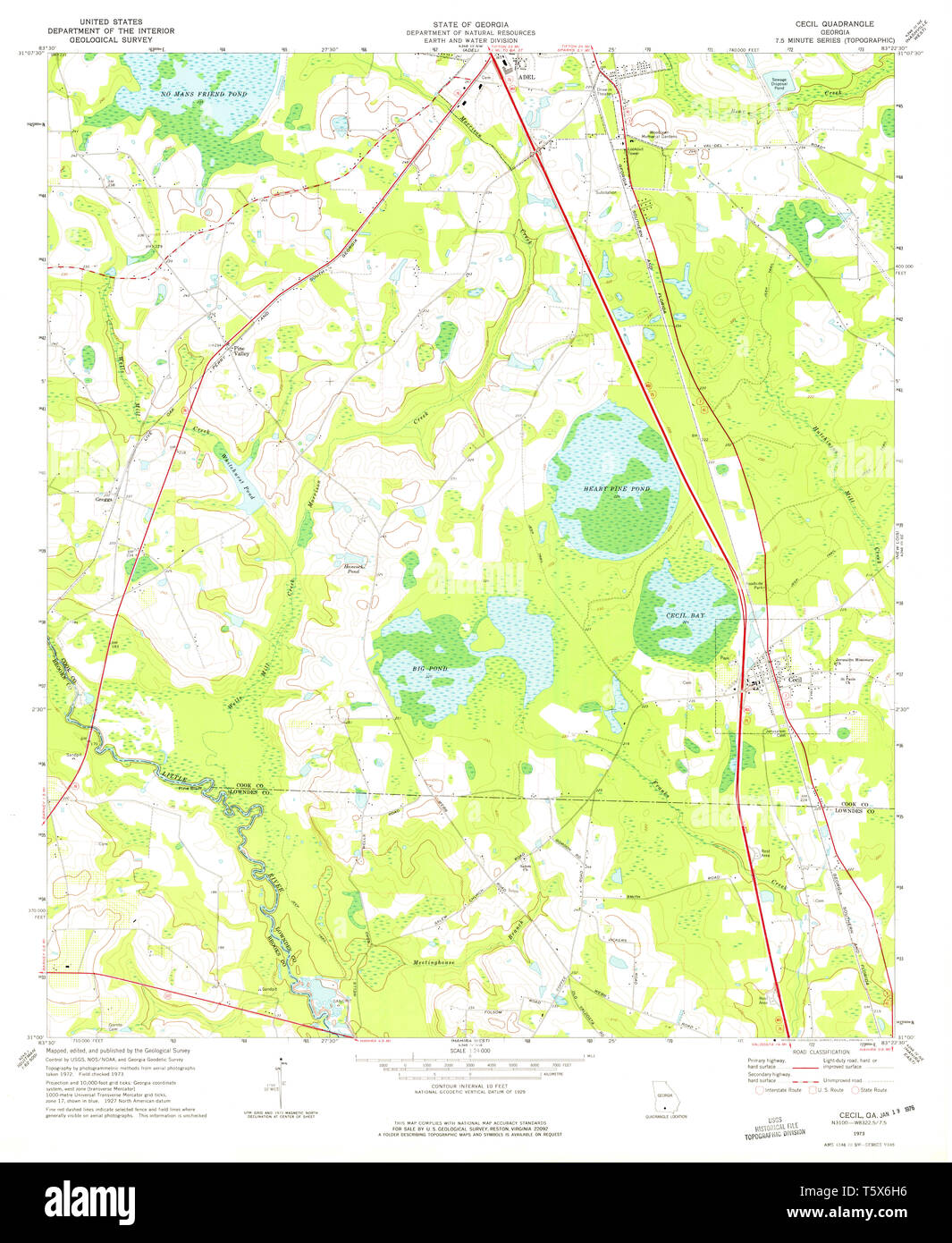 Map of cecil hi-res stock photography and images - Alamy
