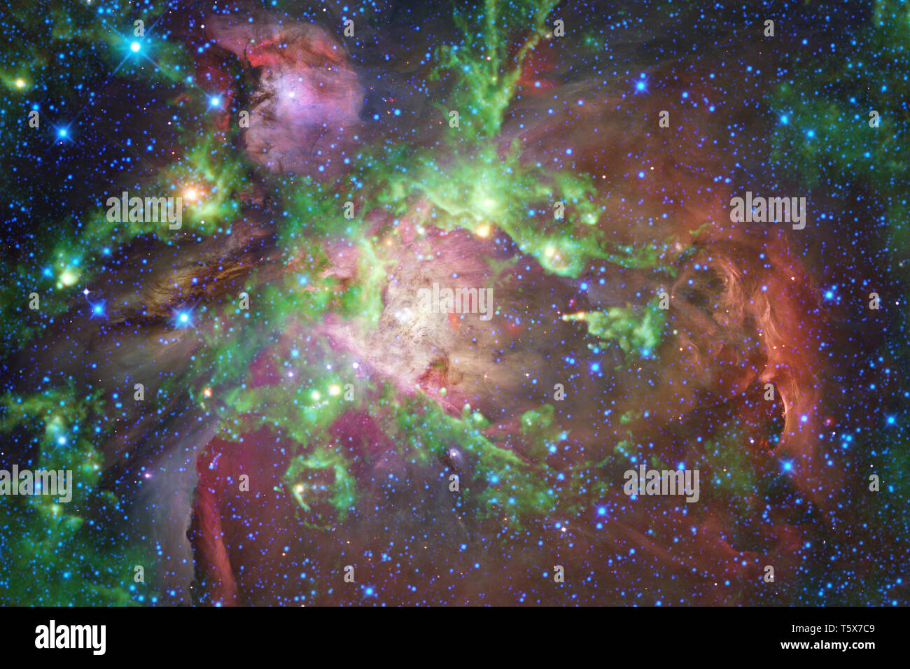 Beautiful space background. Cosmoc art. Elements of this image ...