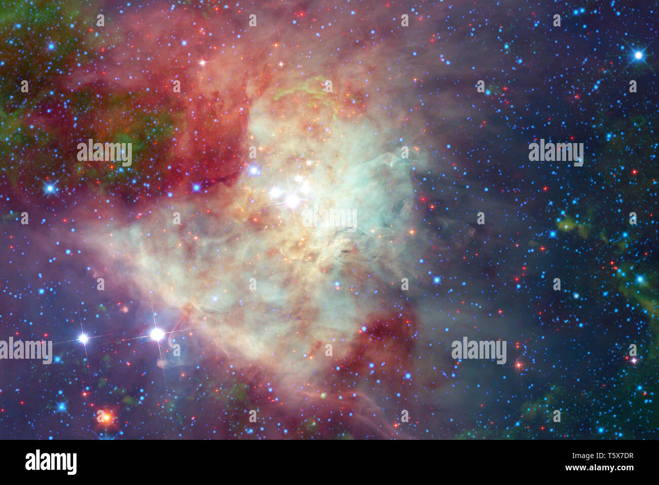 Starfield stardust and nebula in endless beautiful universe. Elements ...