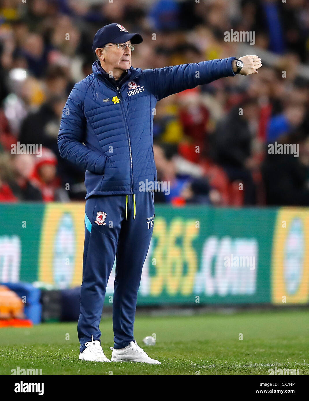 Middlesbrough manager Tony Pulis Stock Photo - Alamy