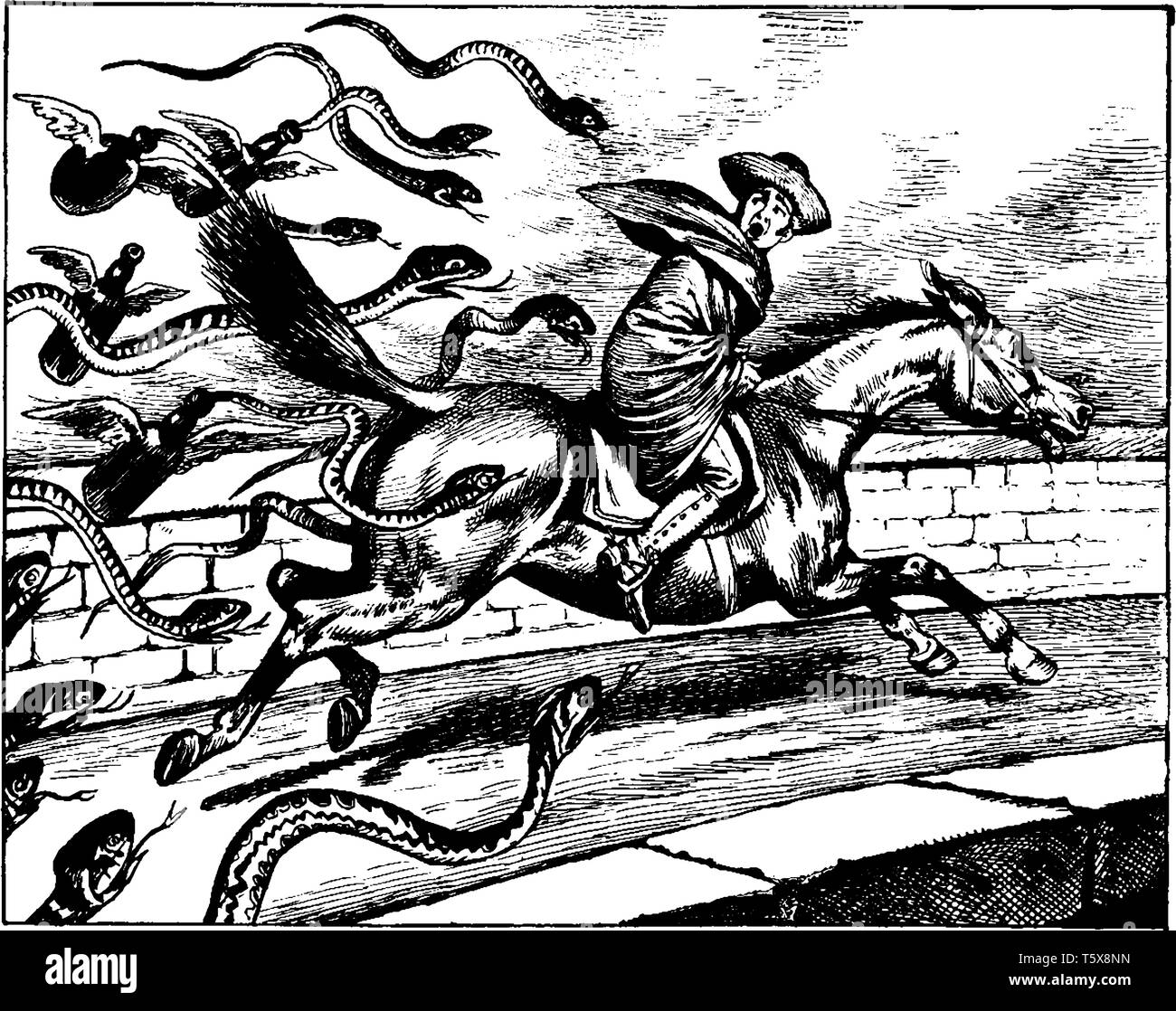 Man chased Stock Vector Images - Alamy