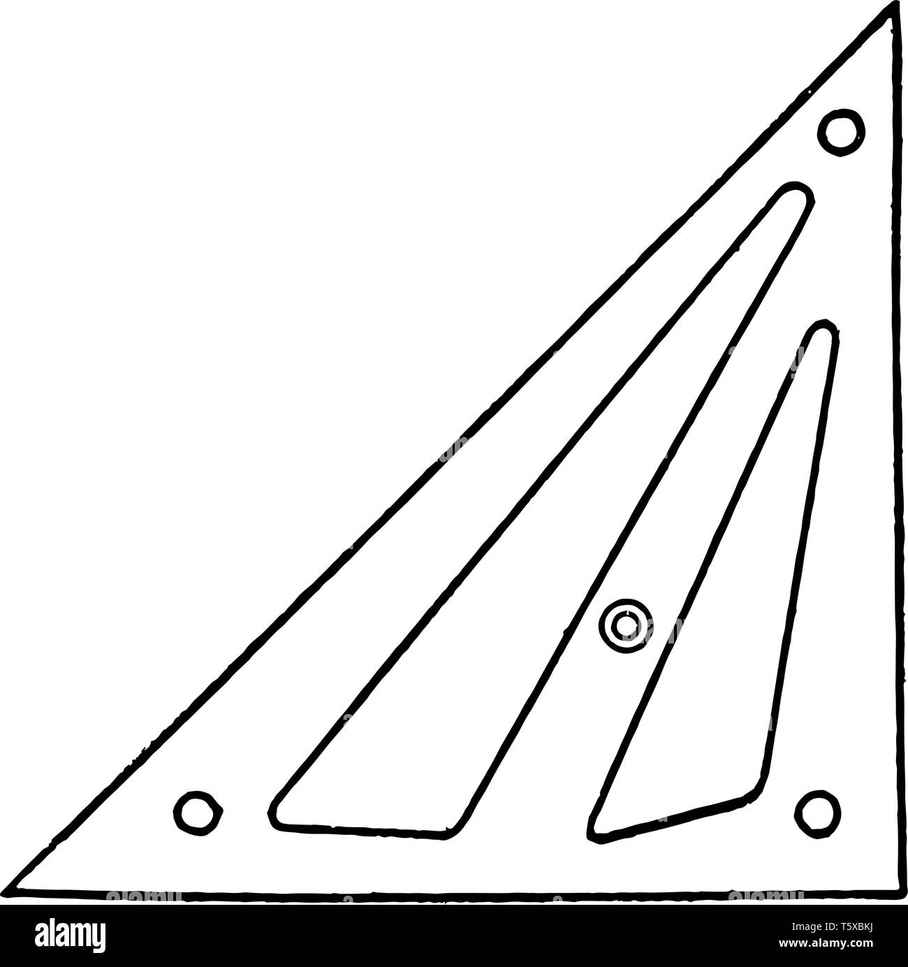 Elongated triangle Stock Vector Images - Alamy