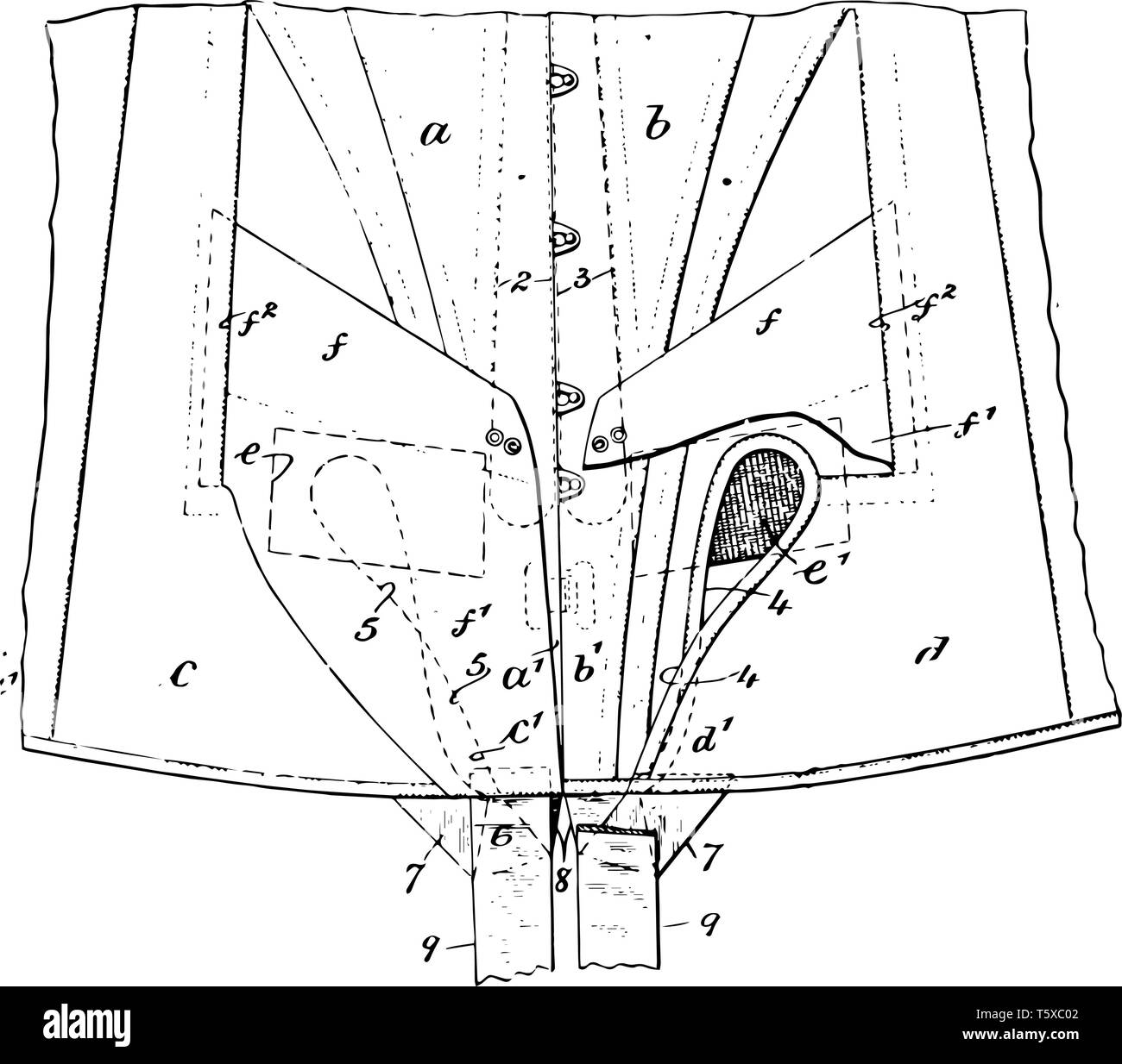 Apparel Corset is the equivalent of a garment worn to shape the torso ...