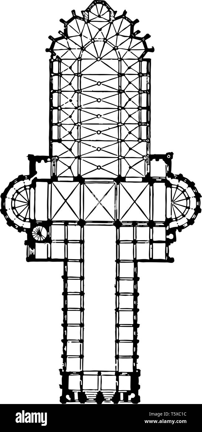 Gothic Architecture Plan