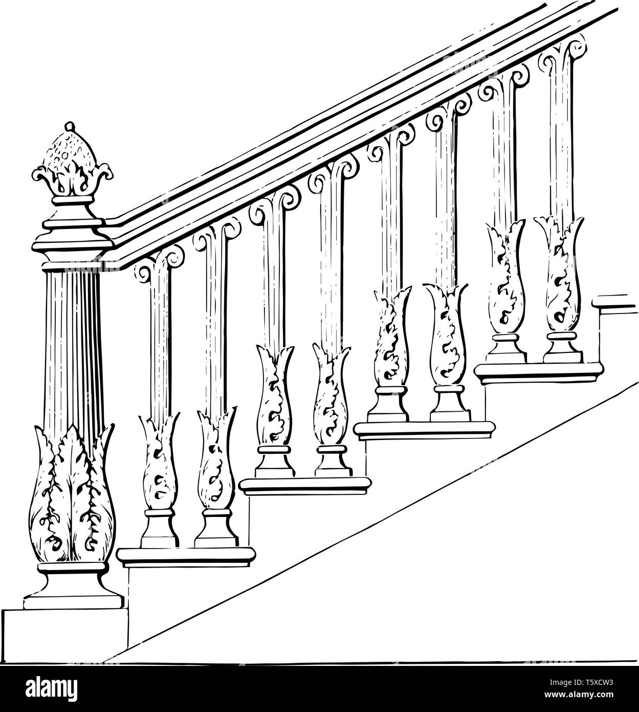 Stair rod Stock Vector Images - Alamy