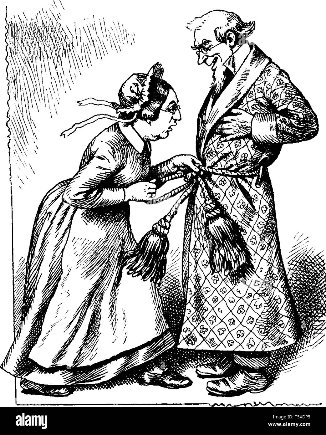 Mans robe Stock Vector Images - Alamy