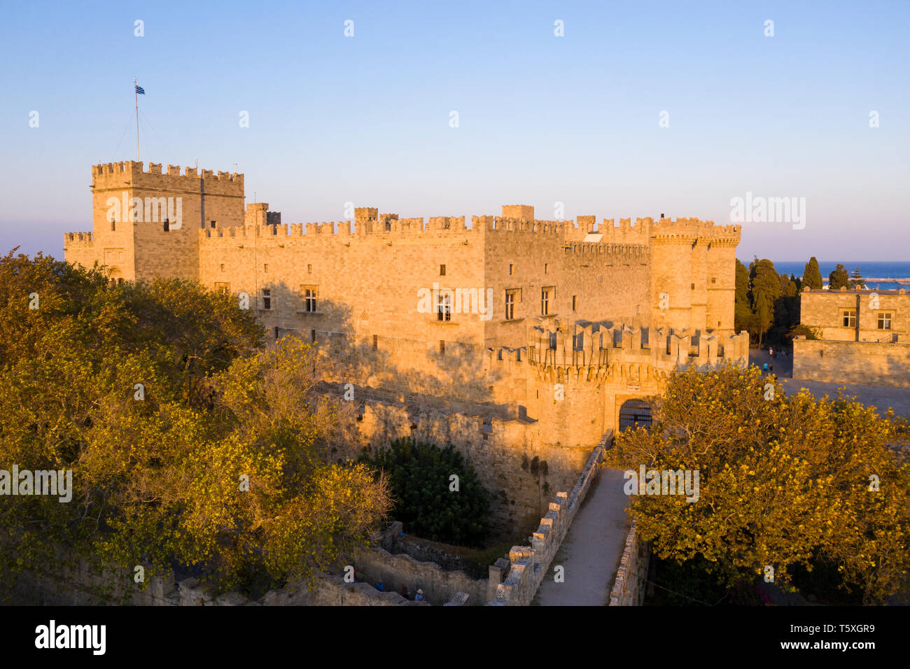 Palace of the Grand Master of the Knights, Rhodes Town, Greece Stock ...