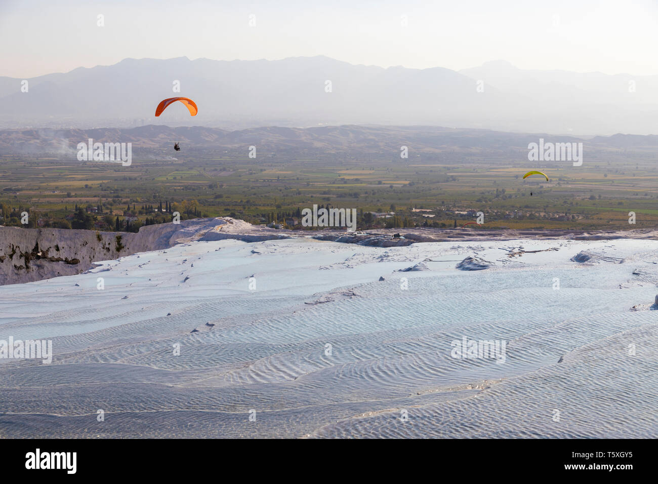 Turkey, Denizli Province, Pamukkale, Hierapolis Pamukkale Archeological ...