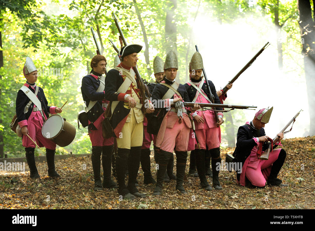 battle, reconstruction, army, 18th century, Europe, history, old ...