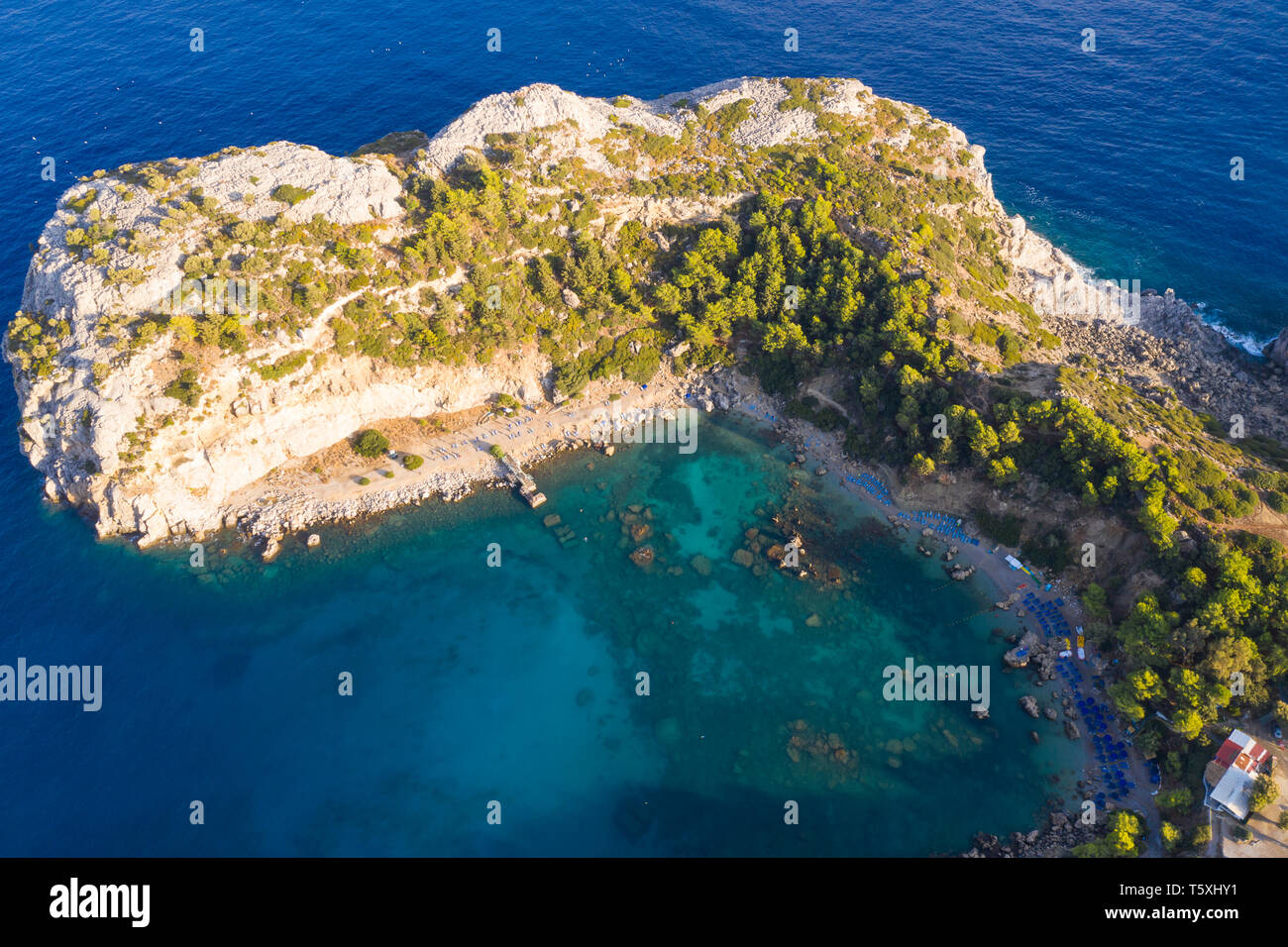 Greece, Rhodes, Anthony Quinn Bay Stock Photo - Alamy