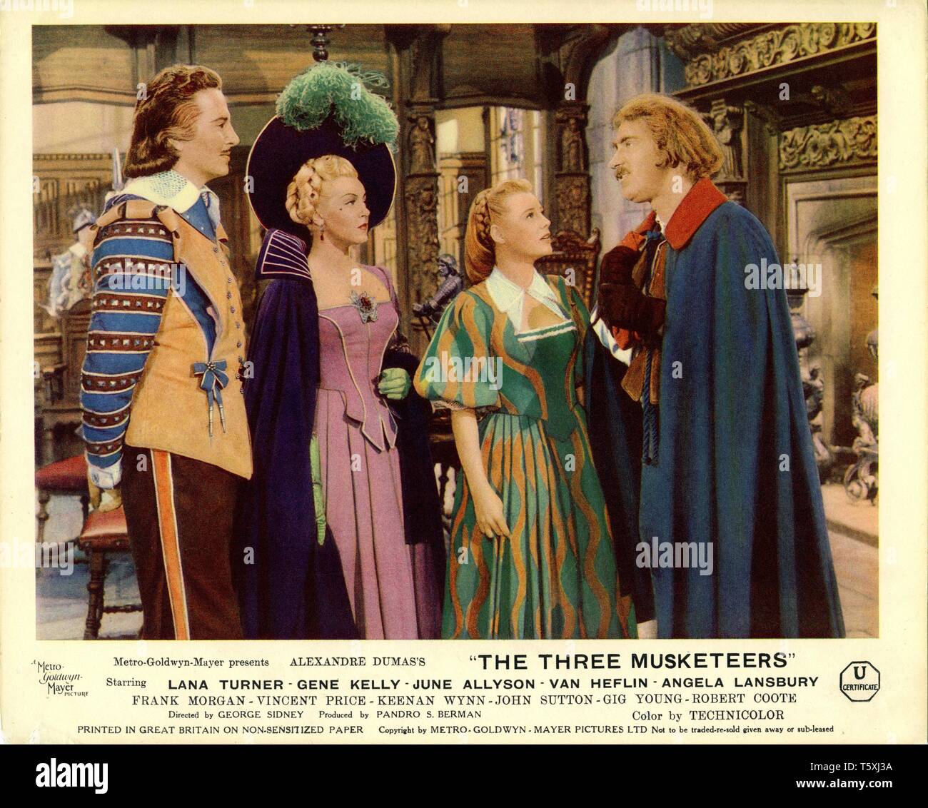 John Sutton as The Duke of Buckingham Lana Turner as Lady de Winter ...