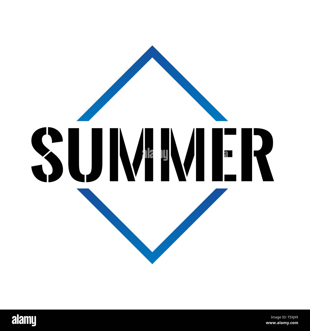 summer triangle or pyramid line art icon Stock Photo - Alamy