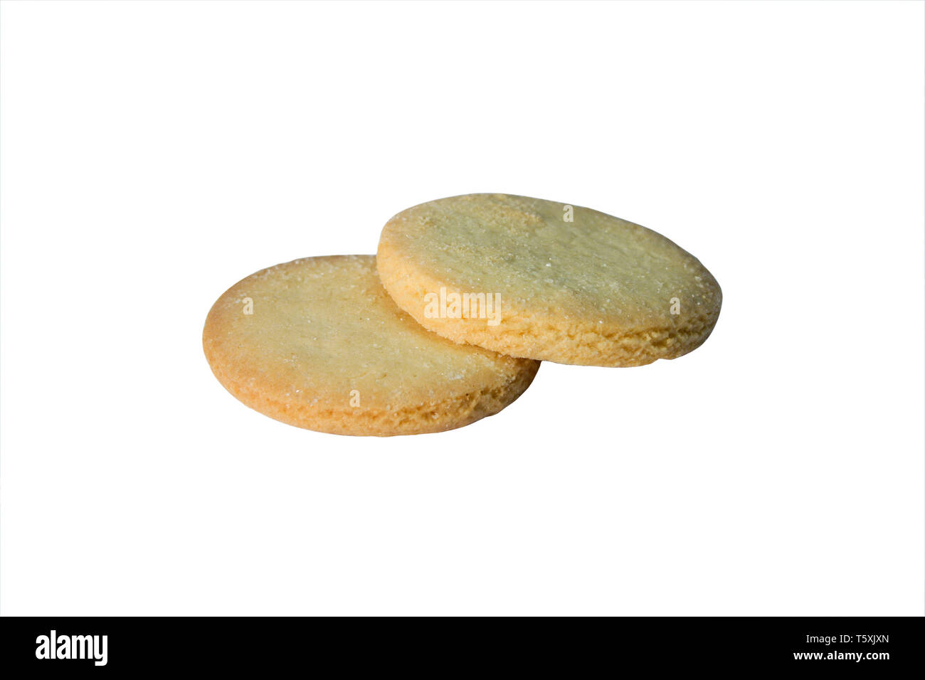 Two cookies isolated from background Stock Photo - Alamy