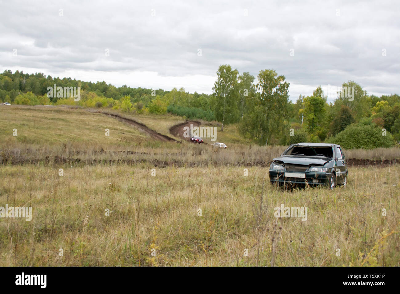 Rally car crash hi-res stock photography and images - Alamy
