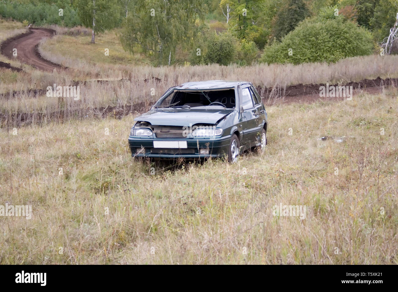 Rally car crash hi-res stock photography and images - Alamy