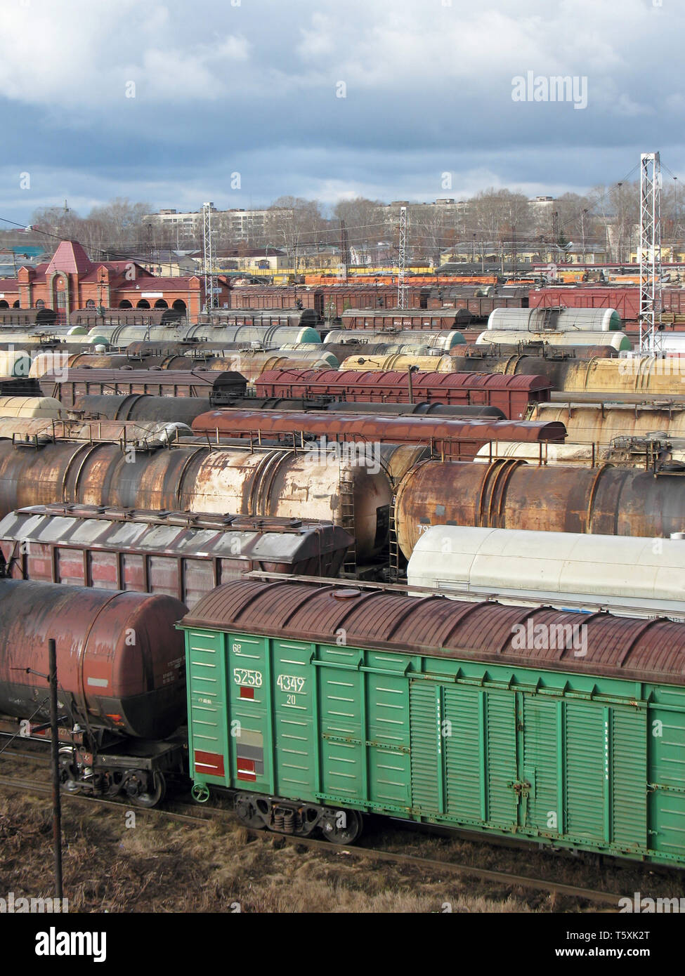 Container transfer station hi-res stock photography and images - Alamy