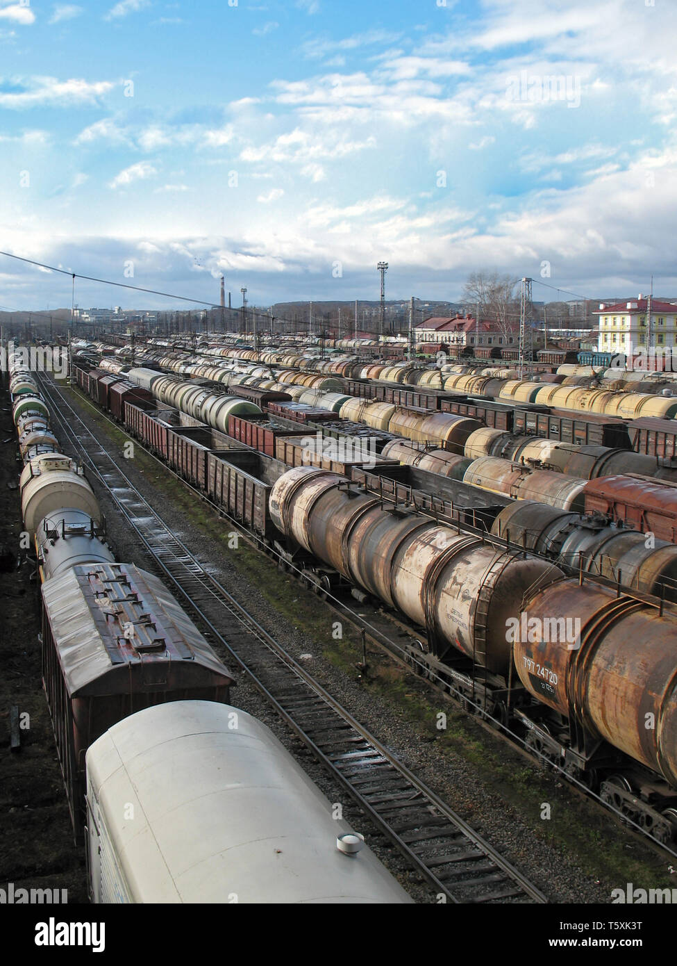 Container transfer station hi-res stock photography and images - Alamy