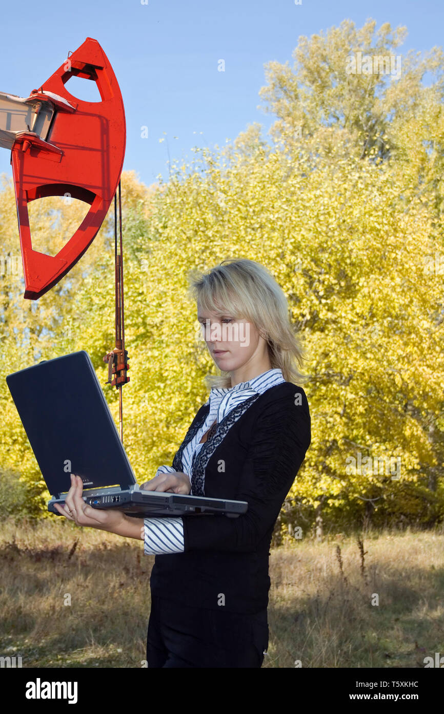Oil business : control and management Stock Photo - Alamy
