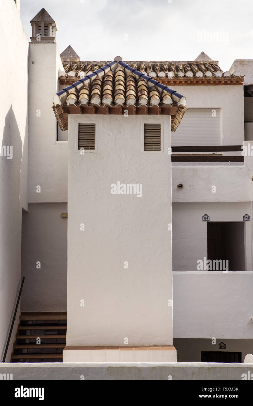 roof top building in spain Stock Photo - Alamy