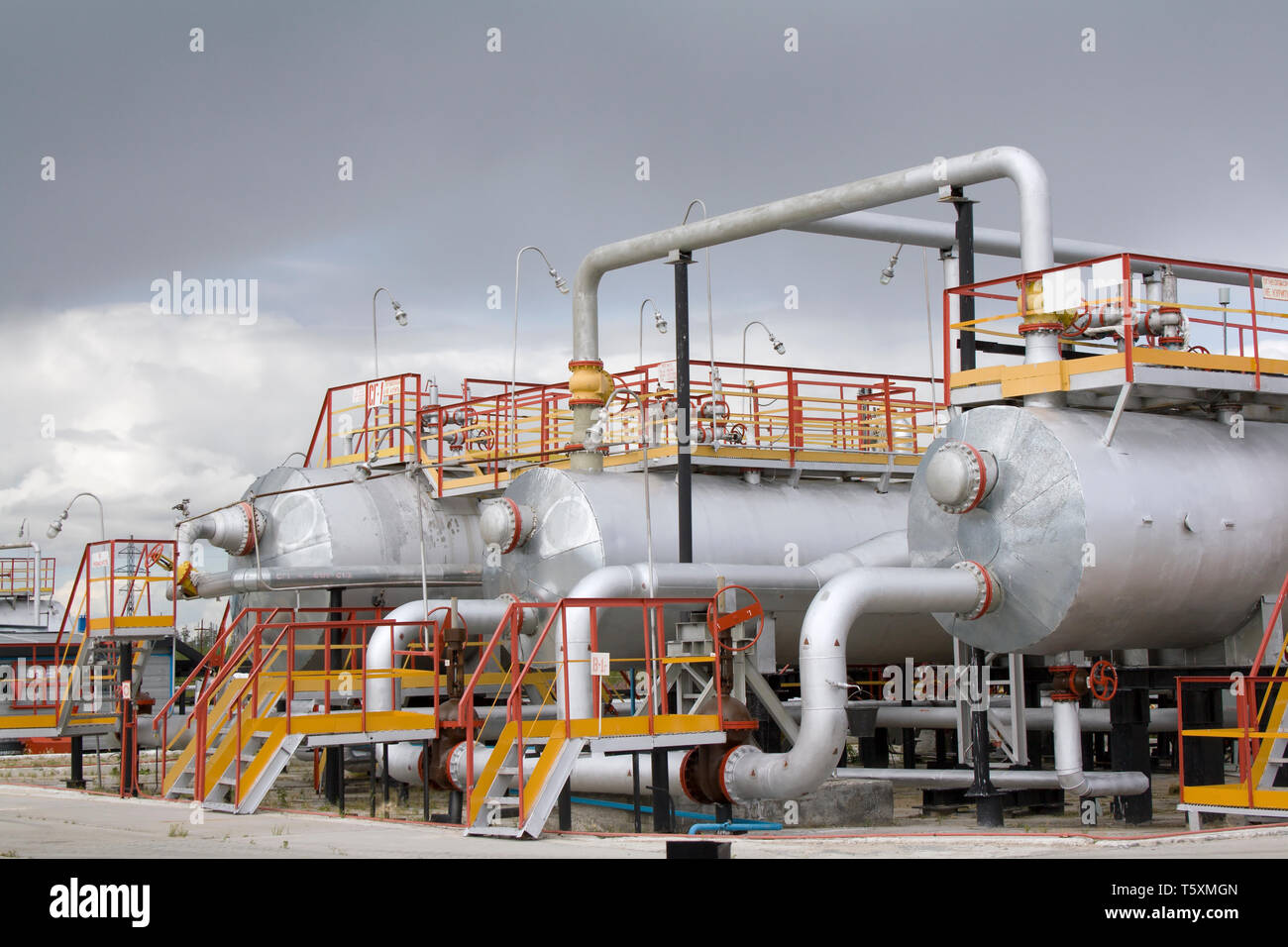 Refinery center in West Siberia Stock Photo - Alamy