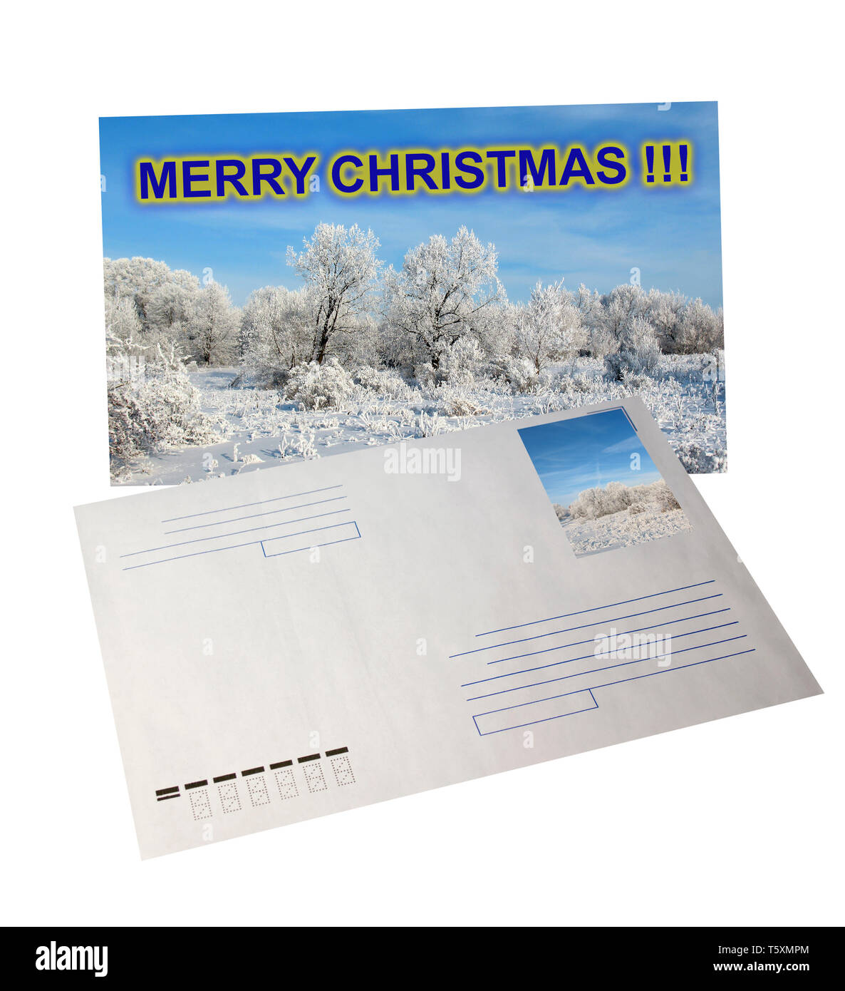 Wish merry christmas text Cut Out Stock Images & Pictures - Alamy