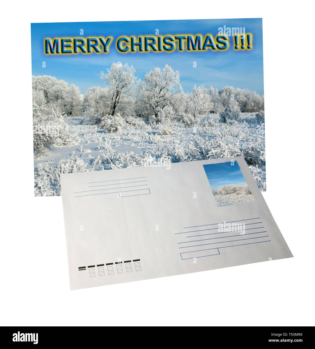 Postcard merry christmas hi-res stock photography and images - Alamy