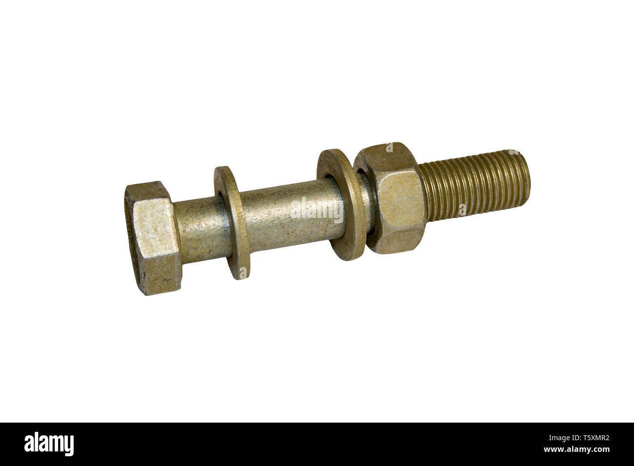 Fixture complete : bolt, washer and nut isolated from background Stock ...