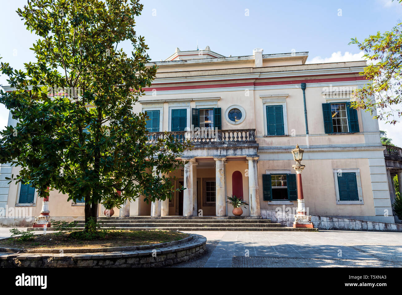 Mon repos palace in corfu hi-res stock photography and images - Alamy