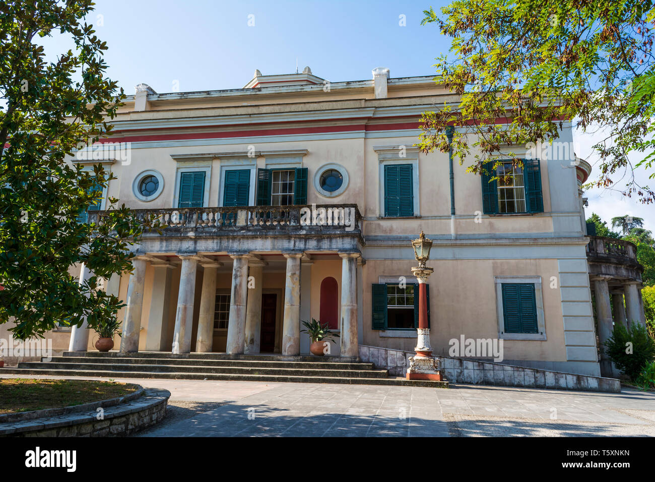 Mon repos palace in corfu hi-res stock photography and images - Alamy