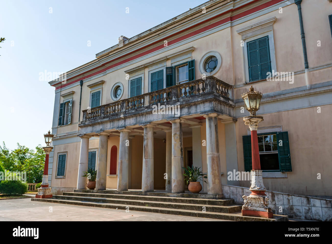 Mon repos palace in corfu hi-res stock photography and images - Alamy
